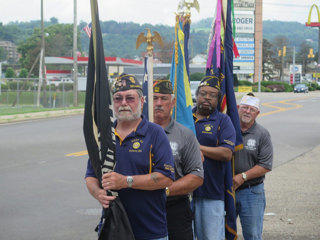 Firefighters rededicate restored monuments | News, Sports, Jobs - The ...